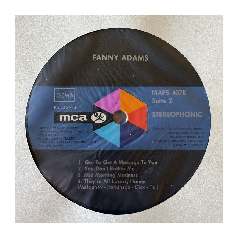 Fanny Adams - Fanny Adams